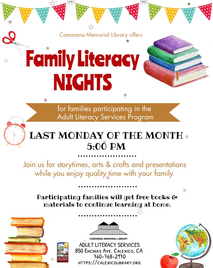 Family Literacy Program | Camarena Memorial Library