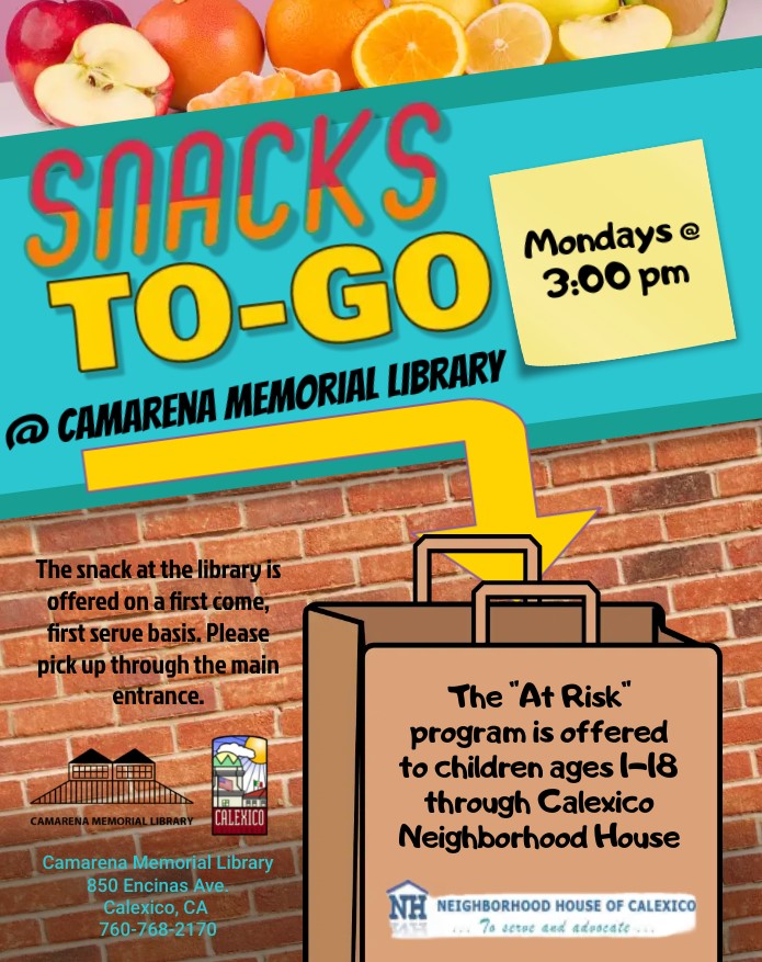 Lunch at the Library | Camarena Memorial Library
