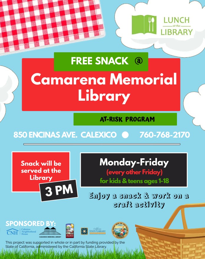 Lunch at the Library | Camarena Memorial Library